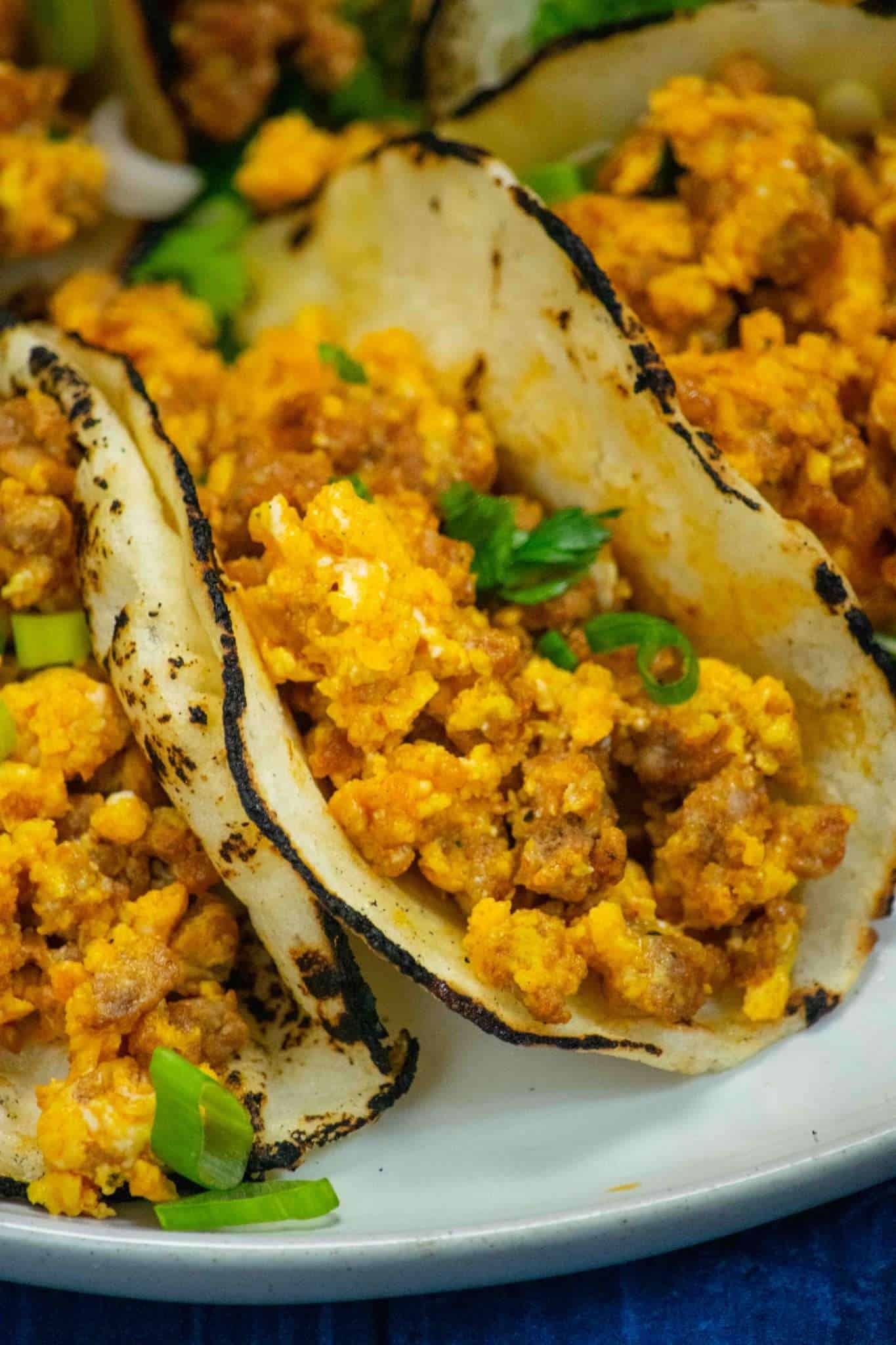 Easy Chorizo Breakfast Tacos Recipe : Jawns I Cooked