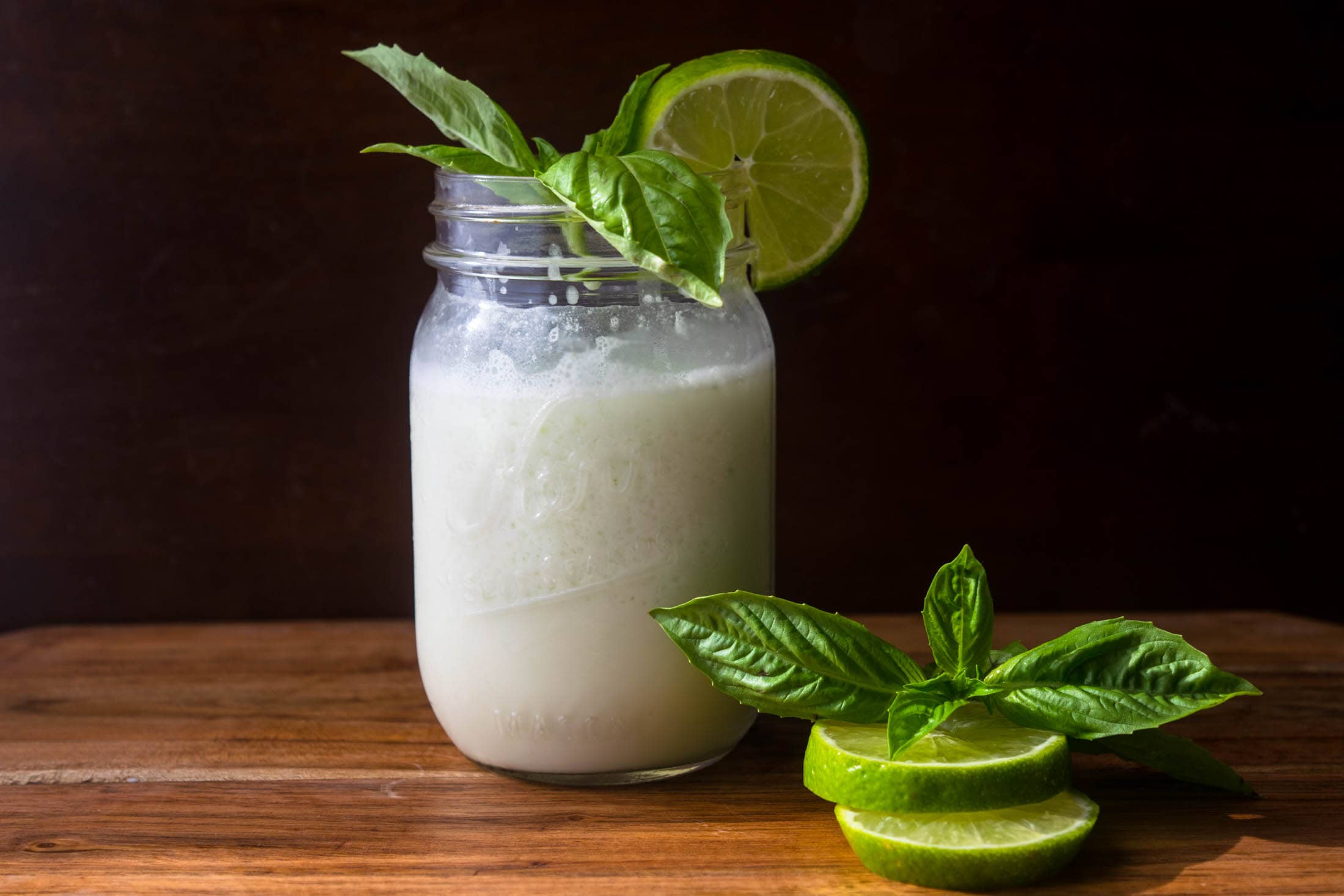 Boozy Basil Brazilian Lemonade - Jawns I Cooked