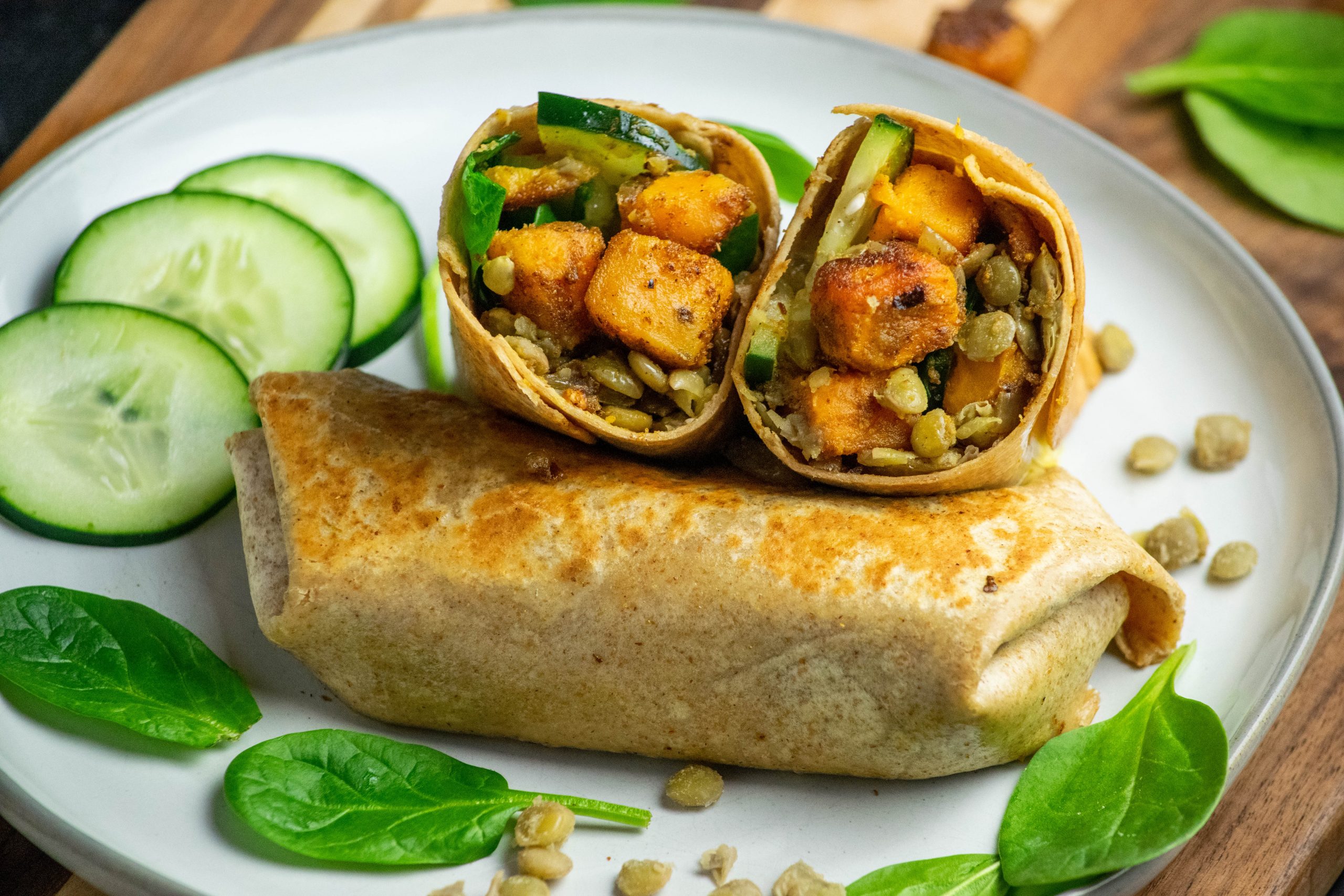 Curried Sweet Potato Wraps : Jawns I Cooked