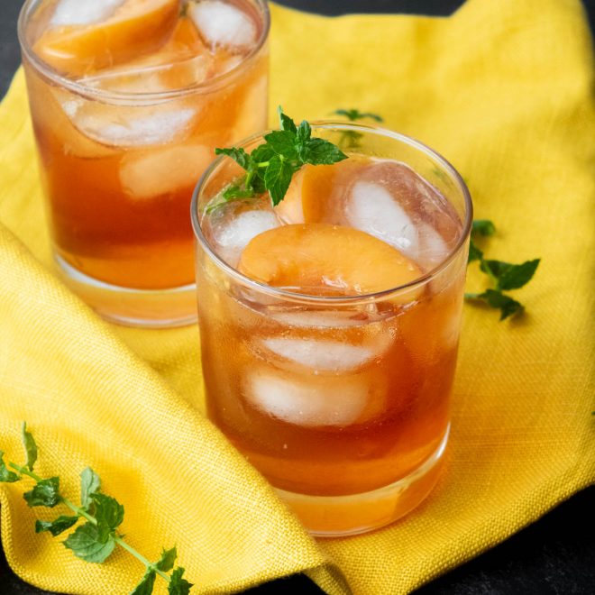 Big Batch Fresh Peach Vodka Tea Cooler : Jawns I Cooked