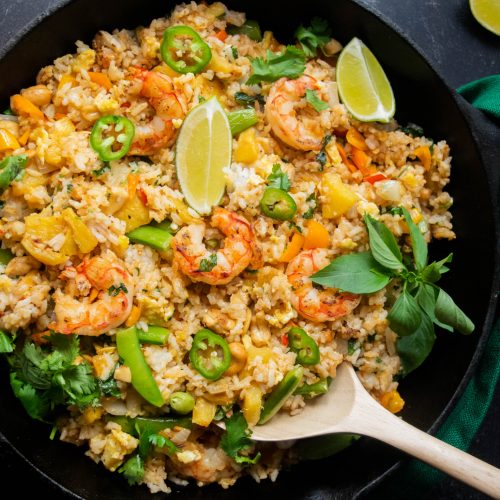 Shrimp and Pineapple Thai Fried Rice : Jawns I Cooked