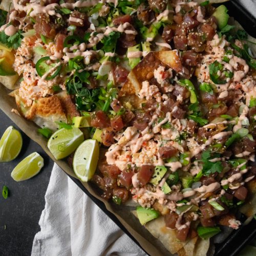 Tuna Poke Nachos : Jawns I Cooked