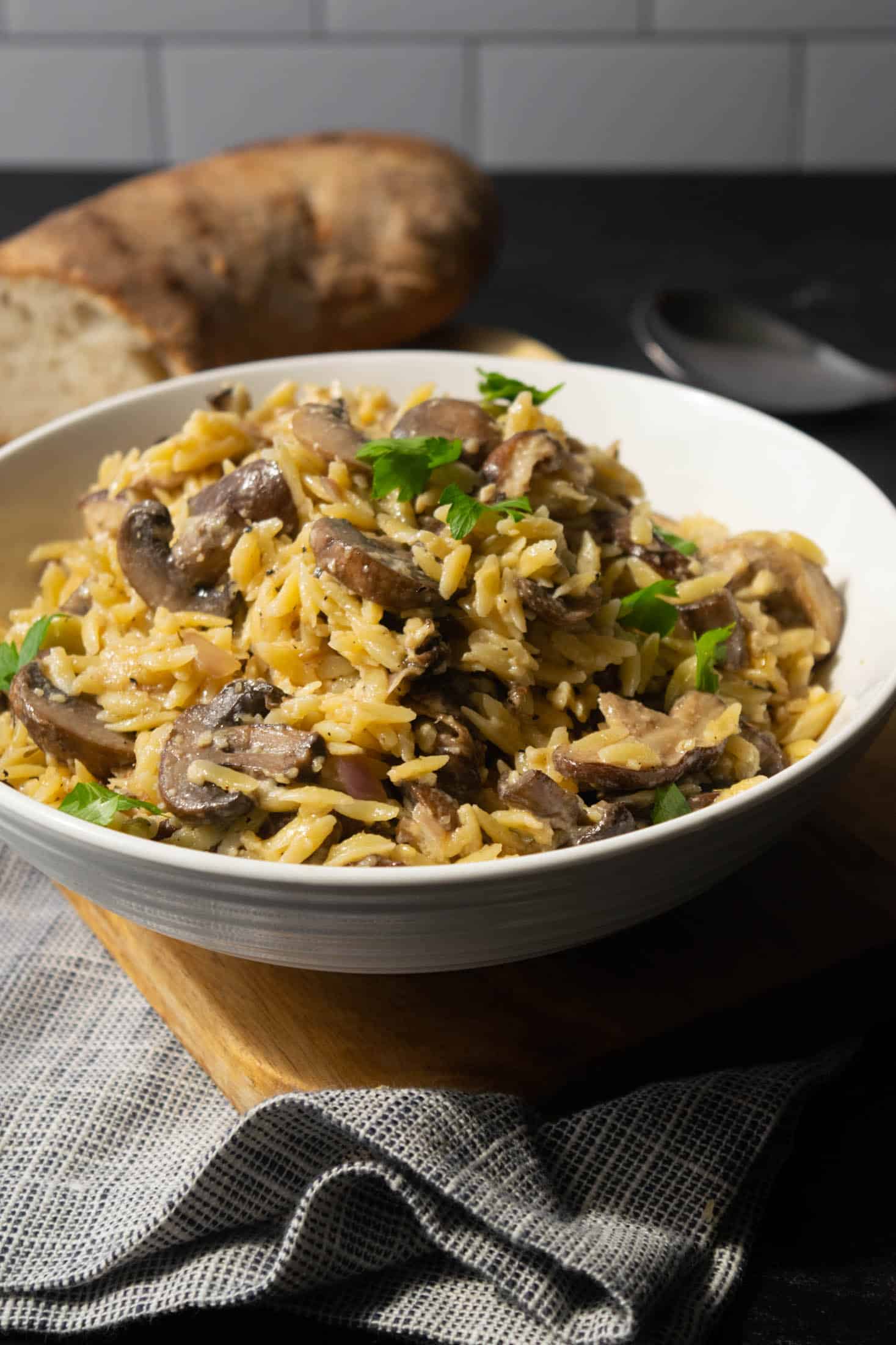 Creamy Mushroom Orzo : Jawns I Cooked