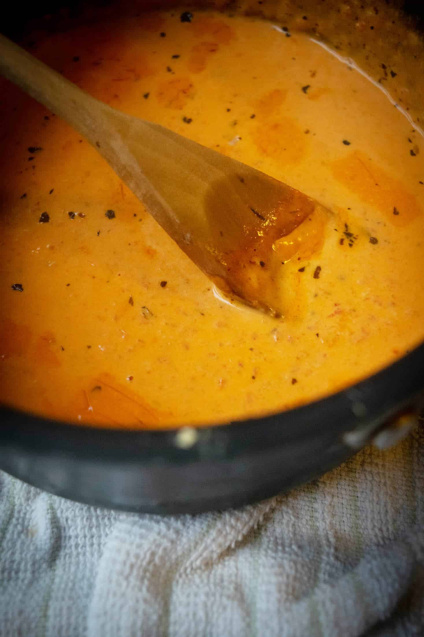 Roasted Red Pepper Cream Sauce - Jawns I Cooked