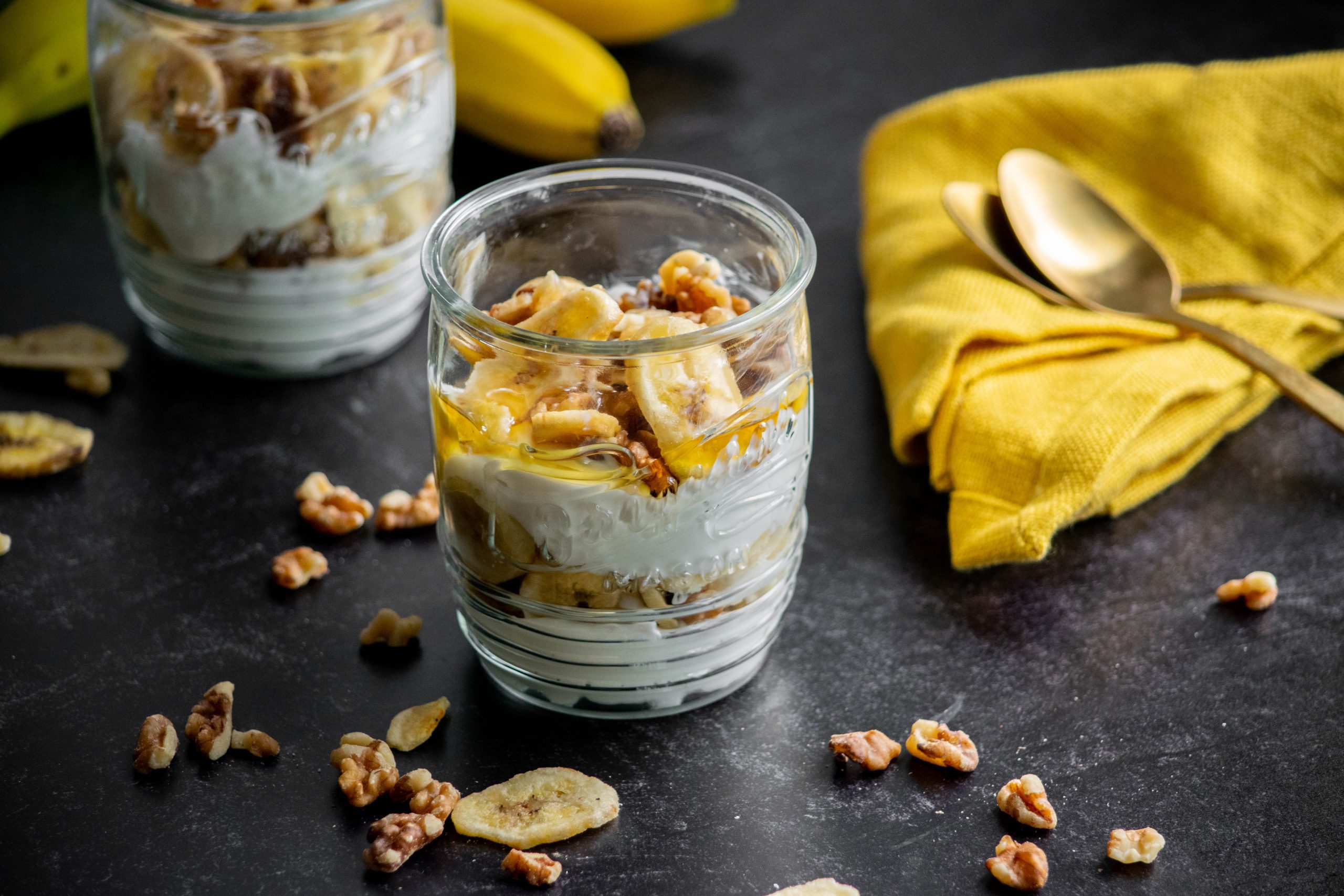 Banana Nut Yogurt Breakfast Parfait : Jawns I Cooked