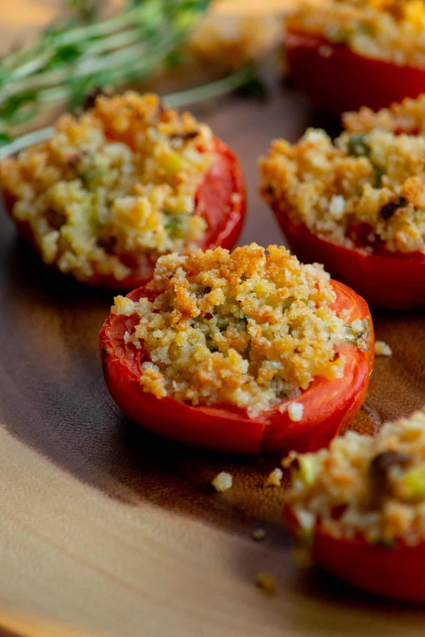 Roasted Stuffed Roma Tomatoes : Jawns I Cooked