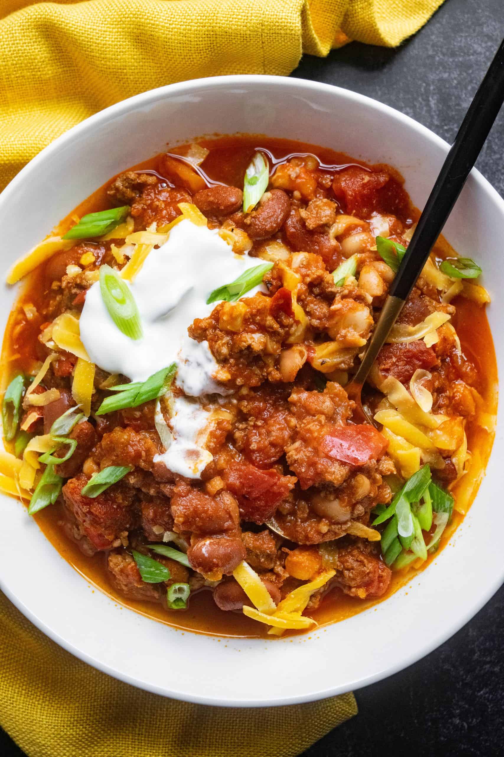 Chorizo Chili with Hominy : Jawns I Cooked