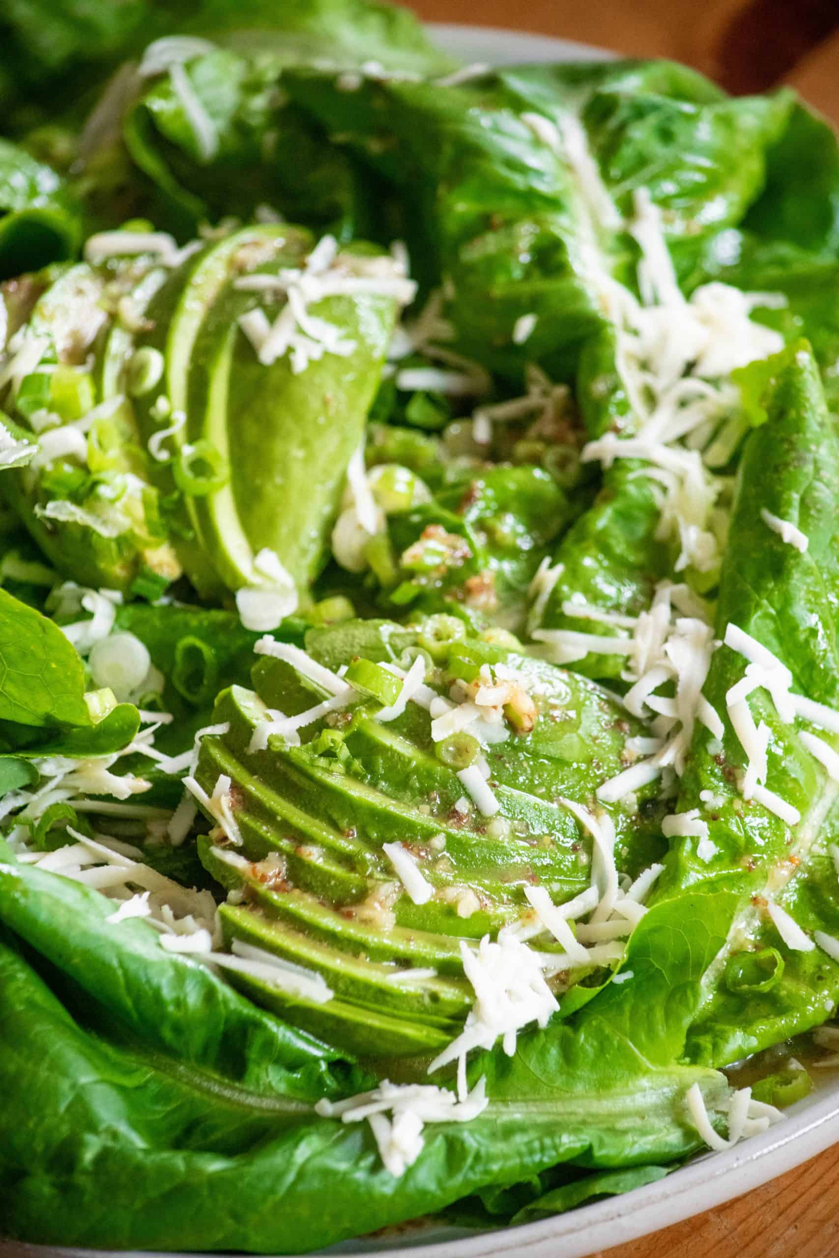 Butter Lettuce Salad with Avocado and Dijon Dressing : Jawns I Cooked