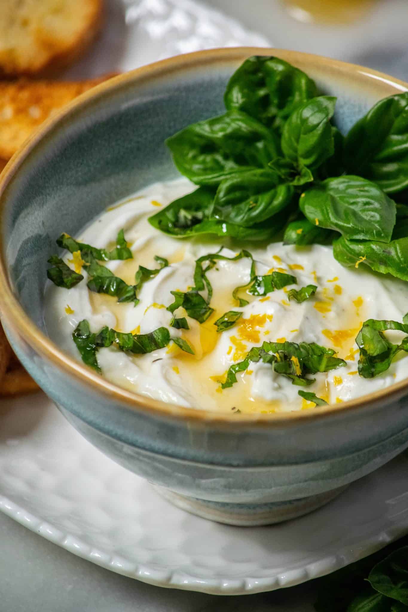 Whipped Ricotta Cheese with Lemon and Garlic : Jawns I Cooked