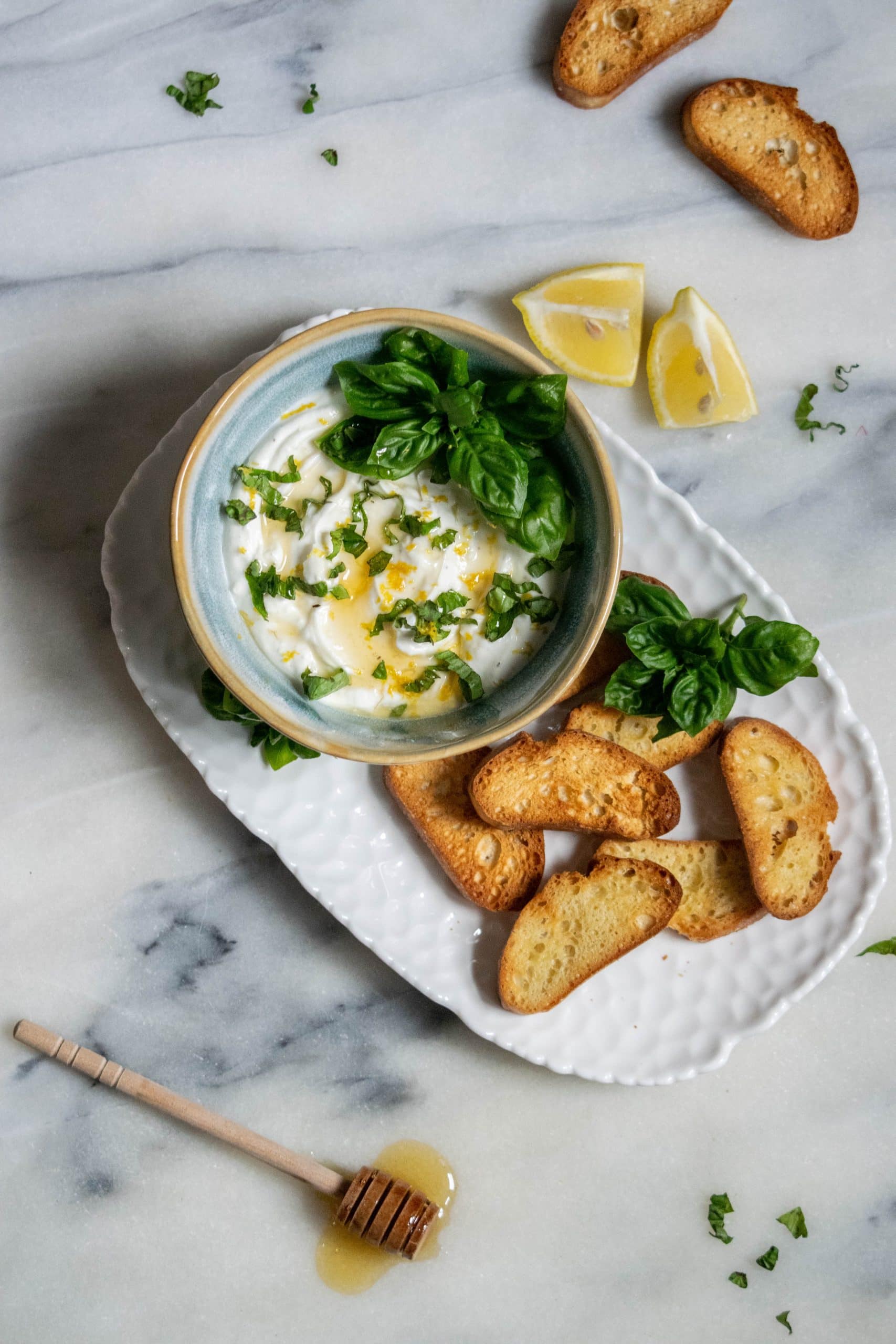 Whipped Ricotta Cheese with Lemon and Garlic : Jawns I Cooked