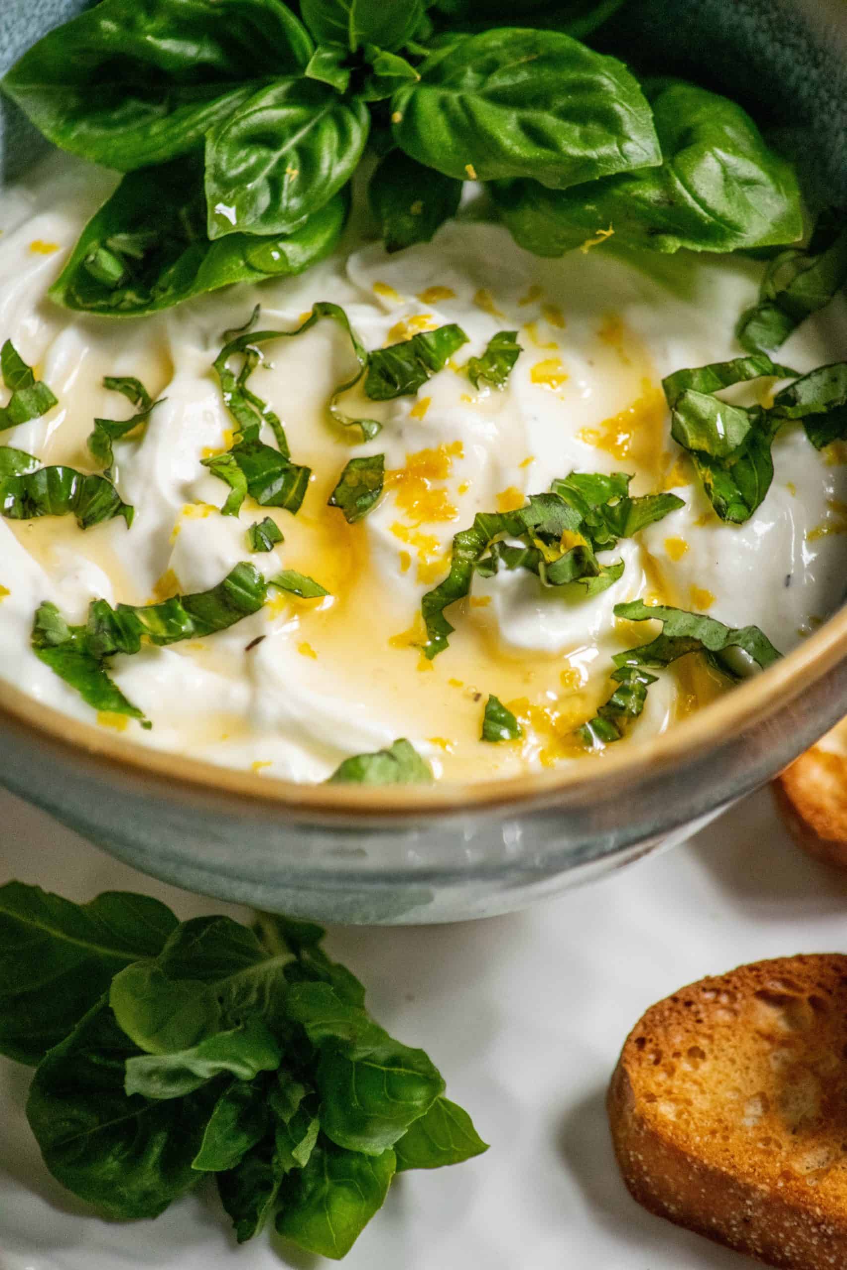 Whipped Ricotta Cheese with Lemon and Garlic : Jawns I Cooked