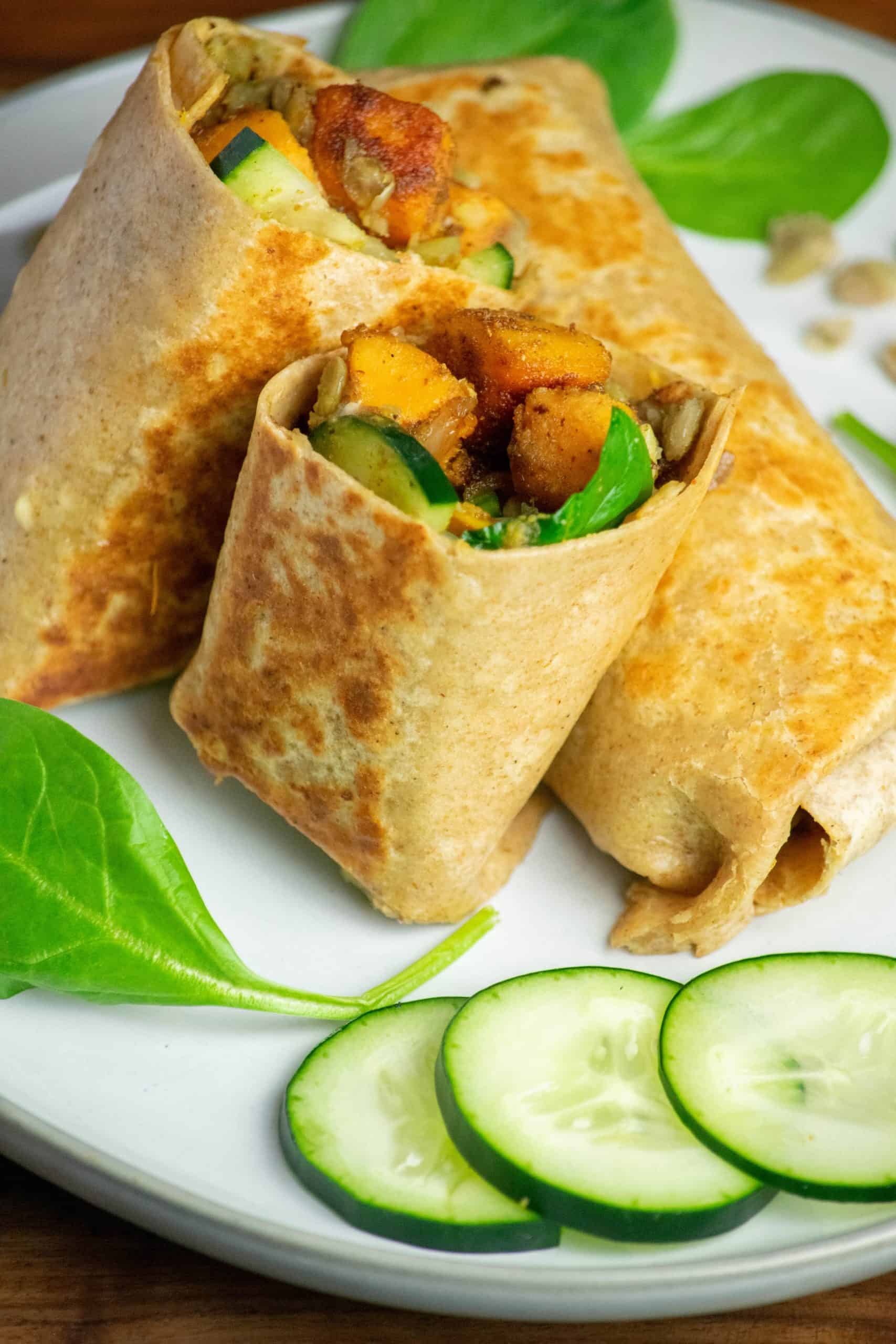 Curried Sweet Potato Wraps : Jawns I Cooked