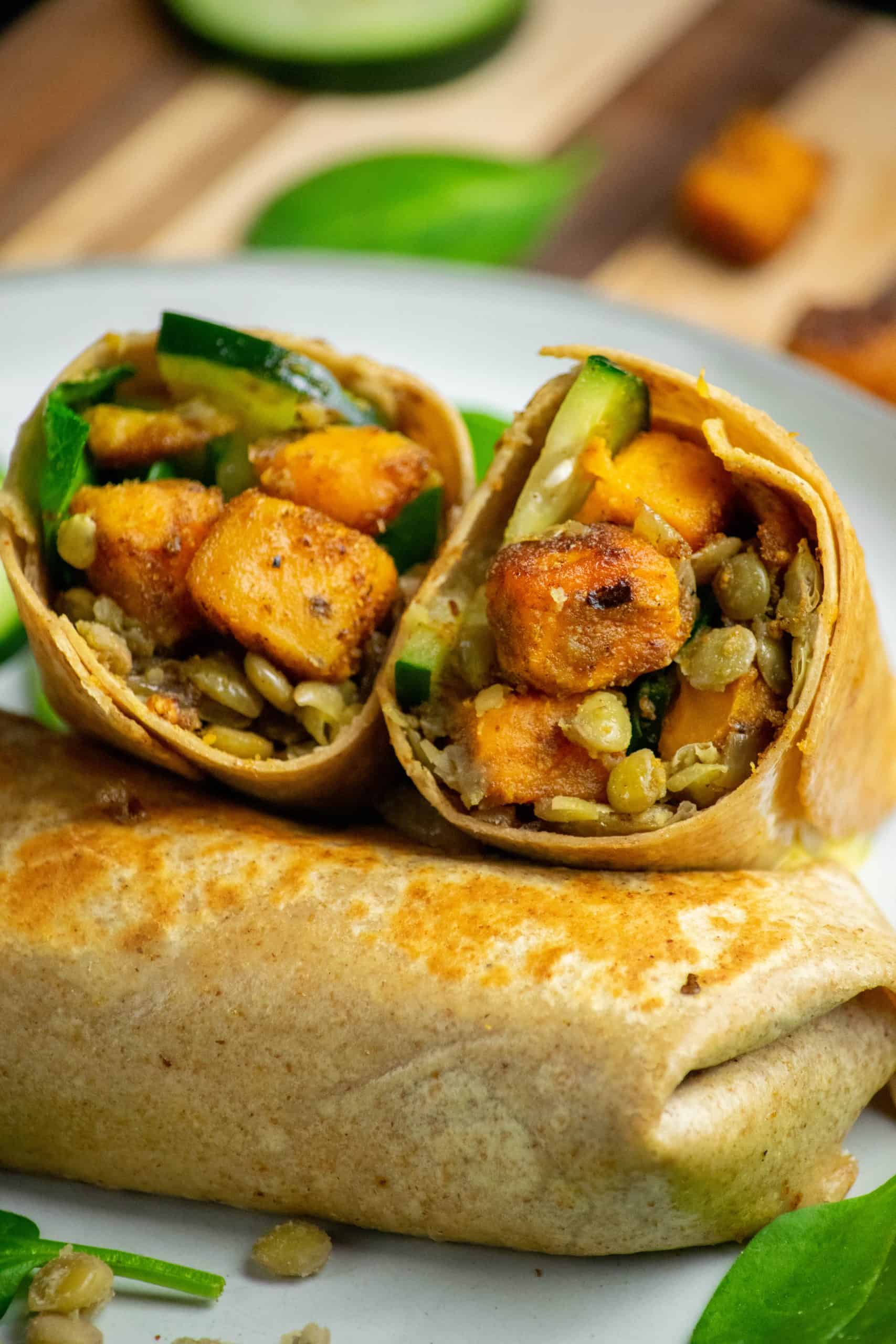 Curried Sweet Potato Wraps : Jawns I Cooked