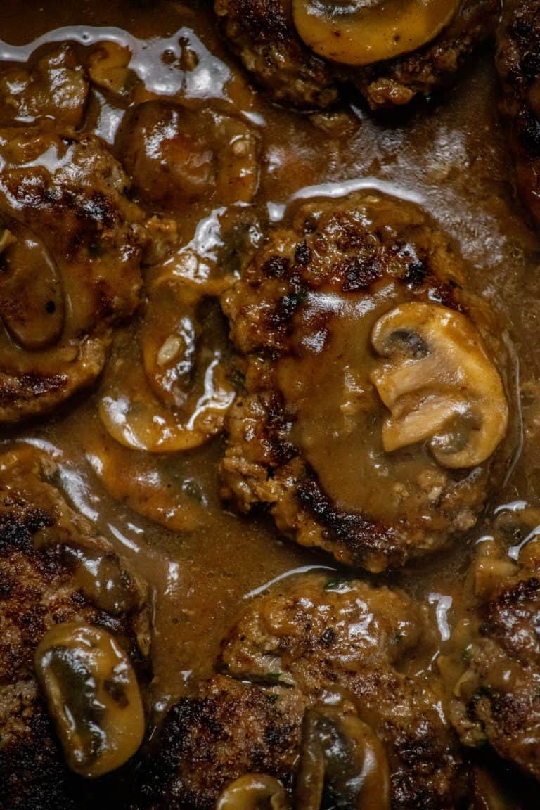 Moist Burger Steak Recipe with Mushroom Gravy : Jawns I Cooked