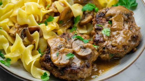 Moist Burger Steak Recipe with Mushroom Gravy : Jawns I Cooked