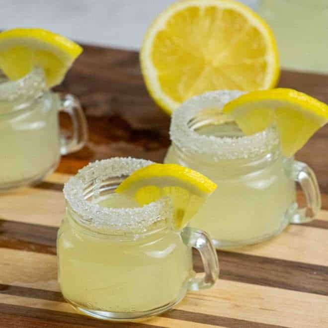 Lemon Drop Shots (3 Ingredients) : Jawns I Cooked