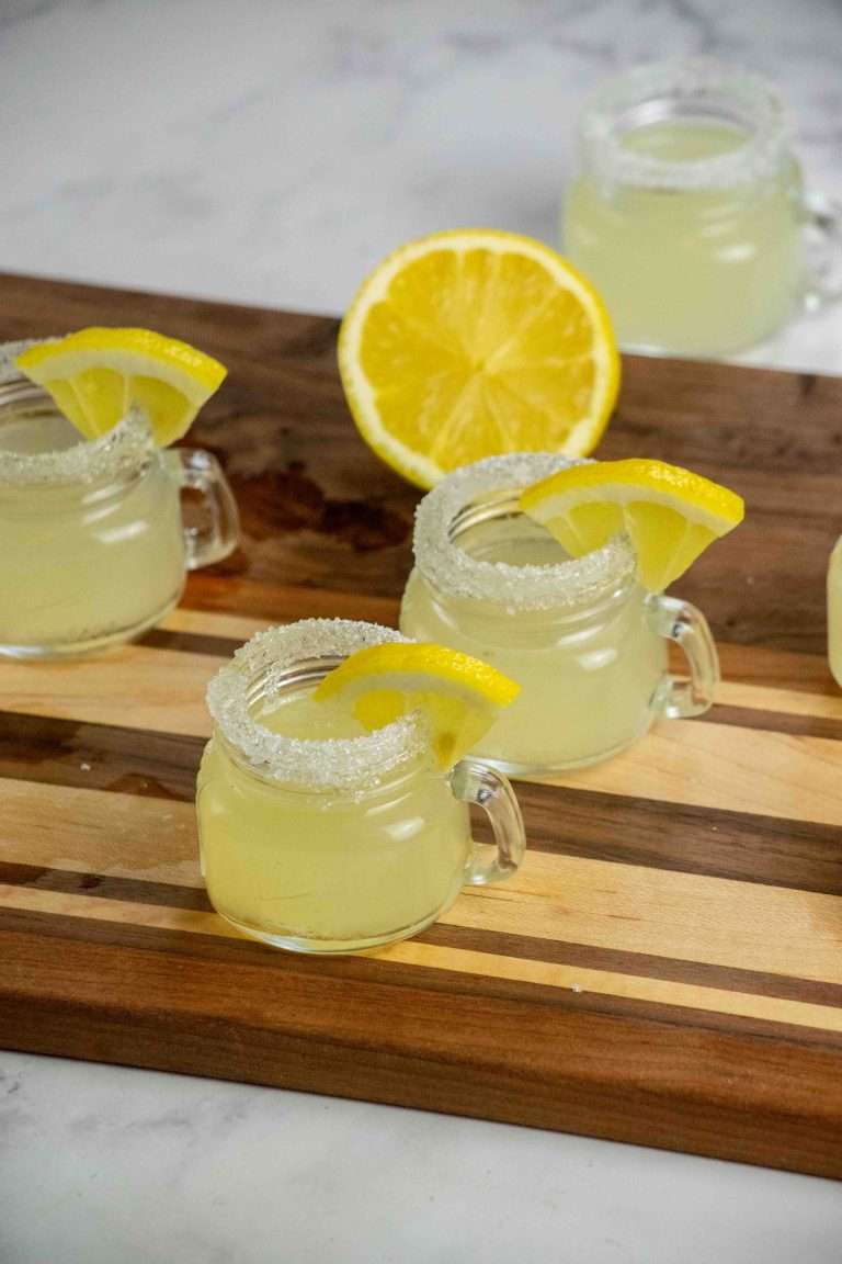 Easy Vodka Lemon Drop Shots (3 ingredients) : Jawns I Cooked