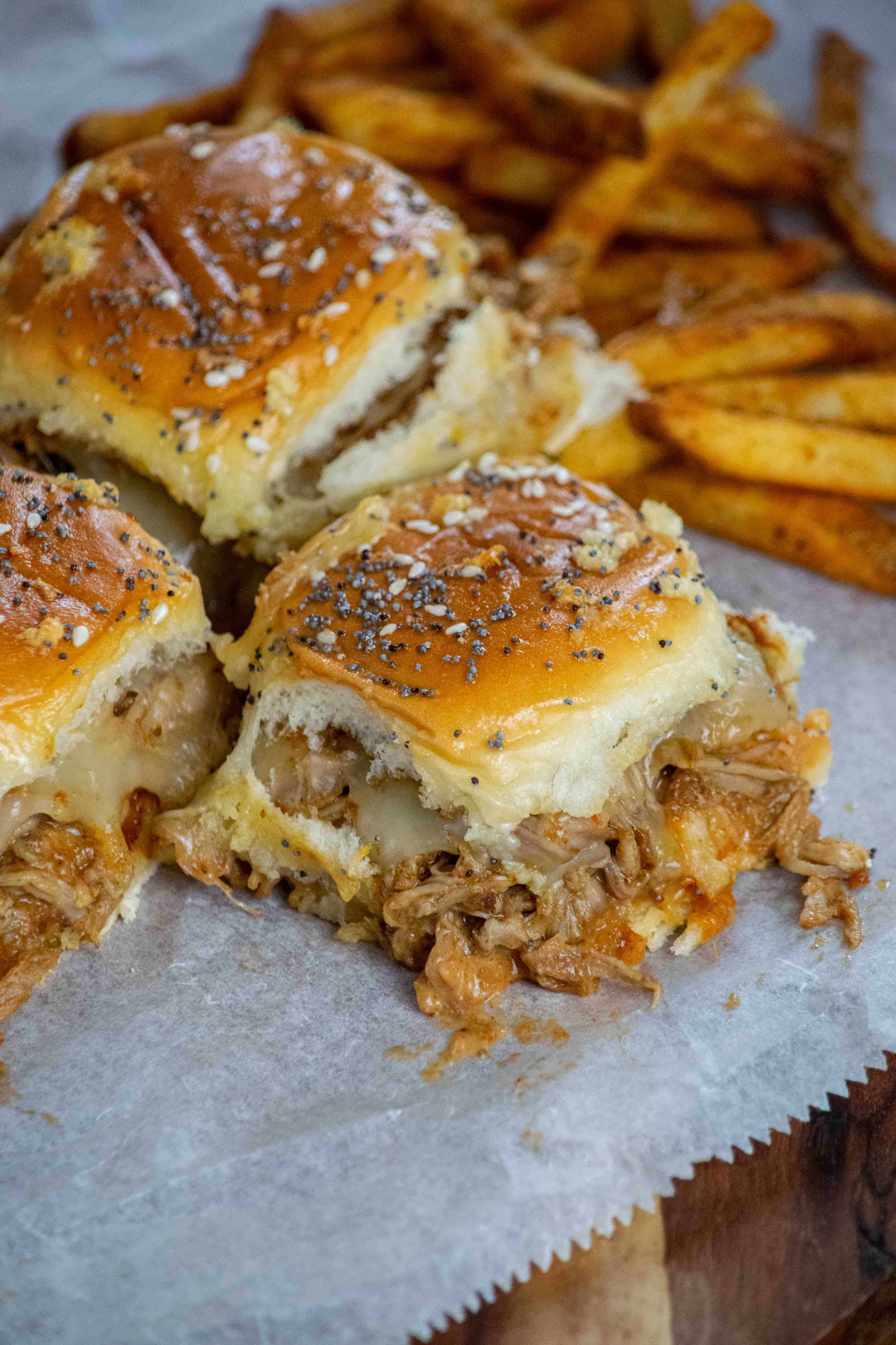 Easy BBQ Pulled Pork Sliders Recipe (with slow cooker pork) : Jawns I ...