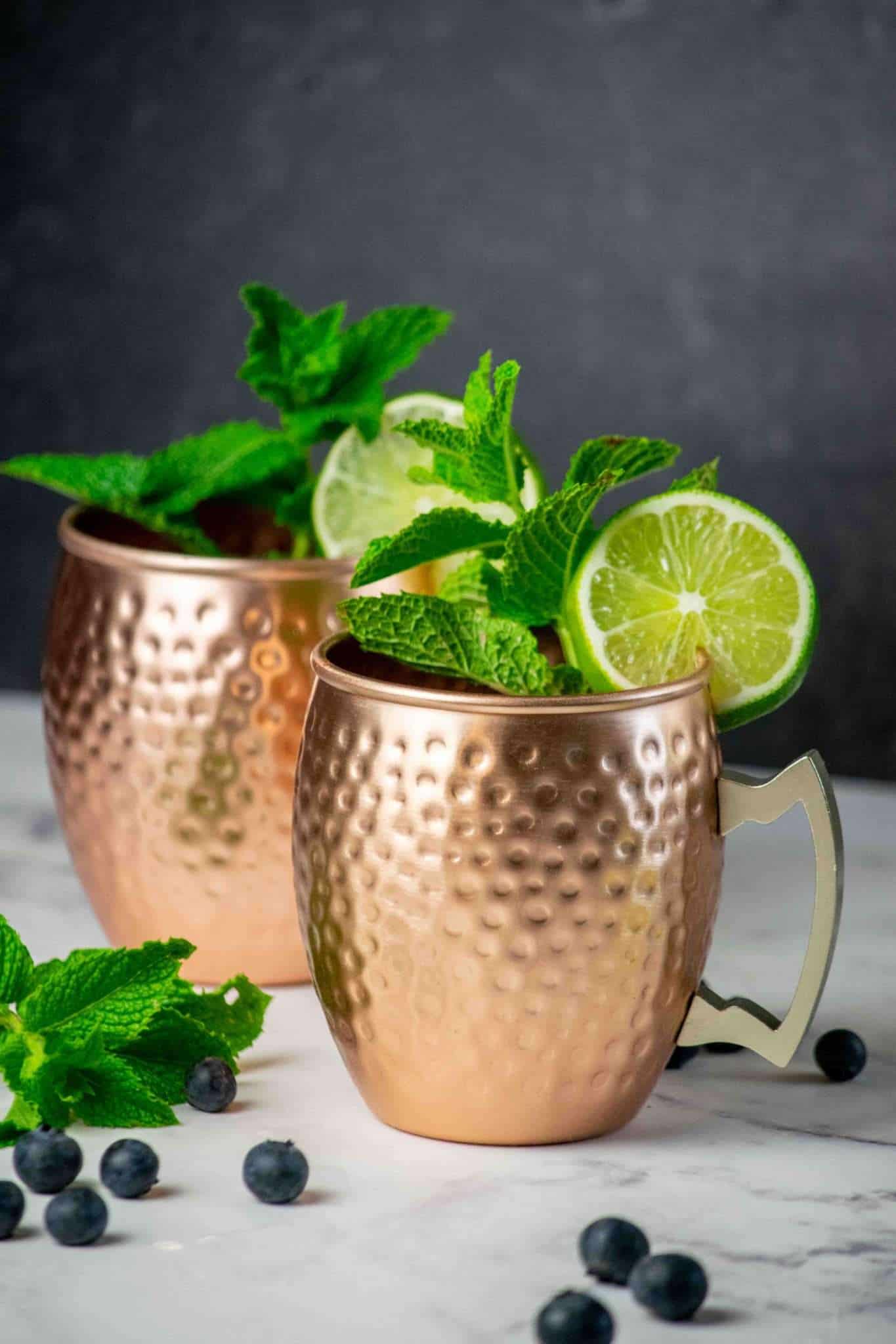 Blueberry Moscow Mule (cocktail recipe) : Jawns I Cooked