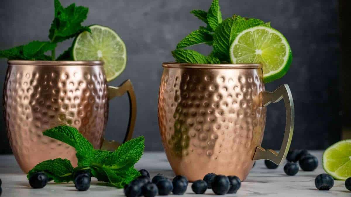 Blueberry Moscow Mule (cocktail recipe) : Jawns I Cooked
