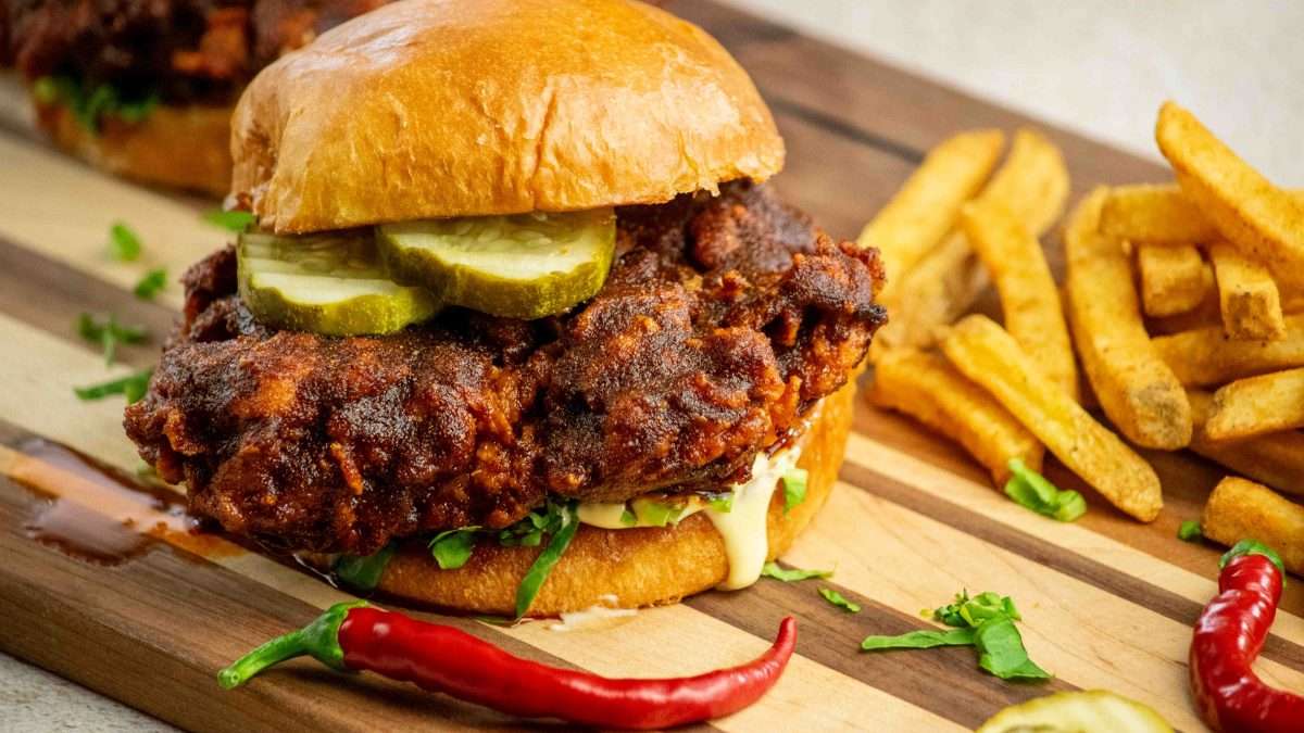 Best Crispy Nashville Hot Chicken Sandwich Recipe : Jawns I Cooked
