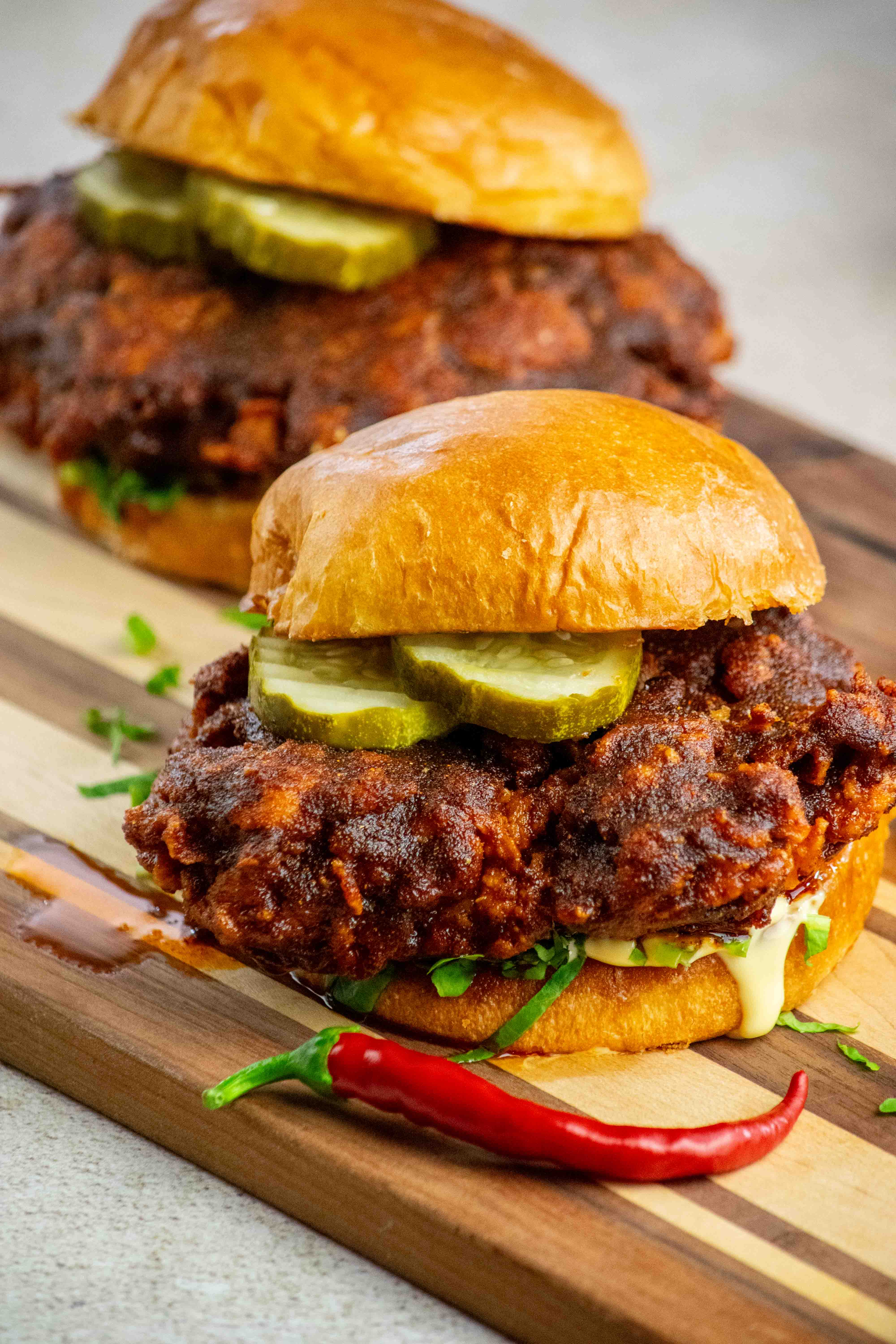 Best Crispy Nashville Hot Chicken Sandwich Recipe : Jawns I Cooked