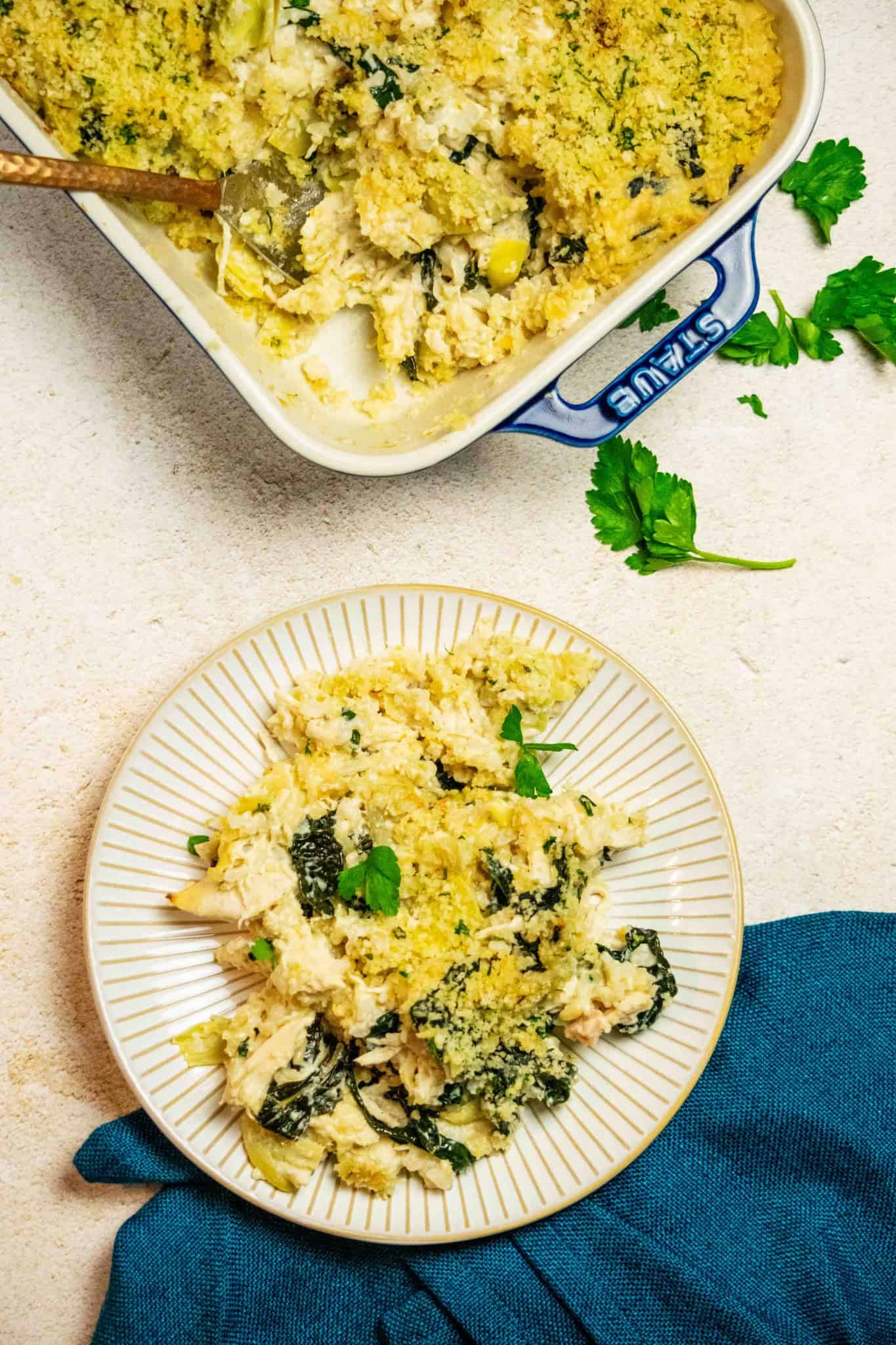 Chicken and Kale Casserole Recipe with Artichoke : Jawns I Cooked