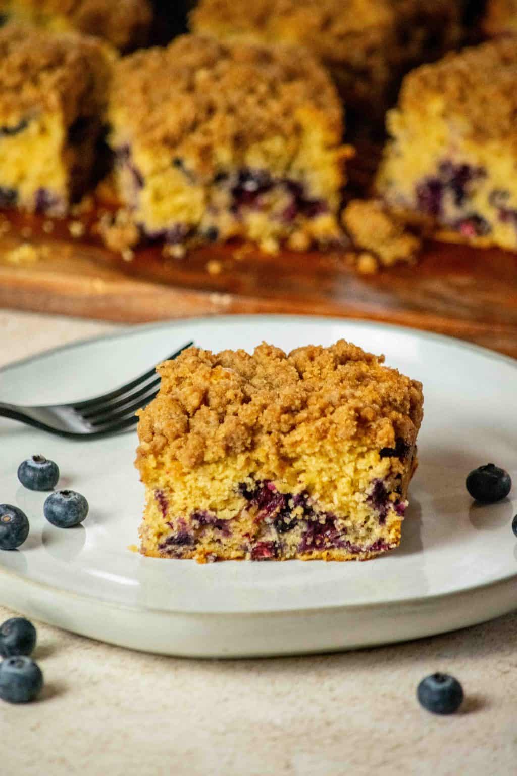 Easy Classic Blueberry Buckle Coffee Cake Recipe : Jawns I Cooked