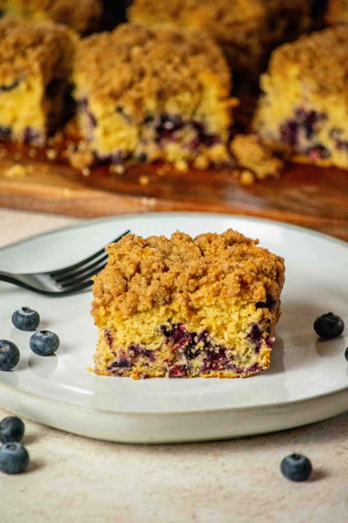 Easy Classic Blueberry Buckle Coffee Cake Recipe : Jawns I Cooked