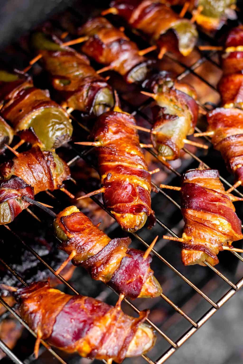 Easy Bacon Wrapped Smoked Jalapeno Poppers Recipe : Jawns I Cooked