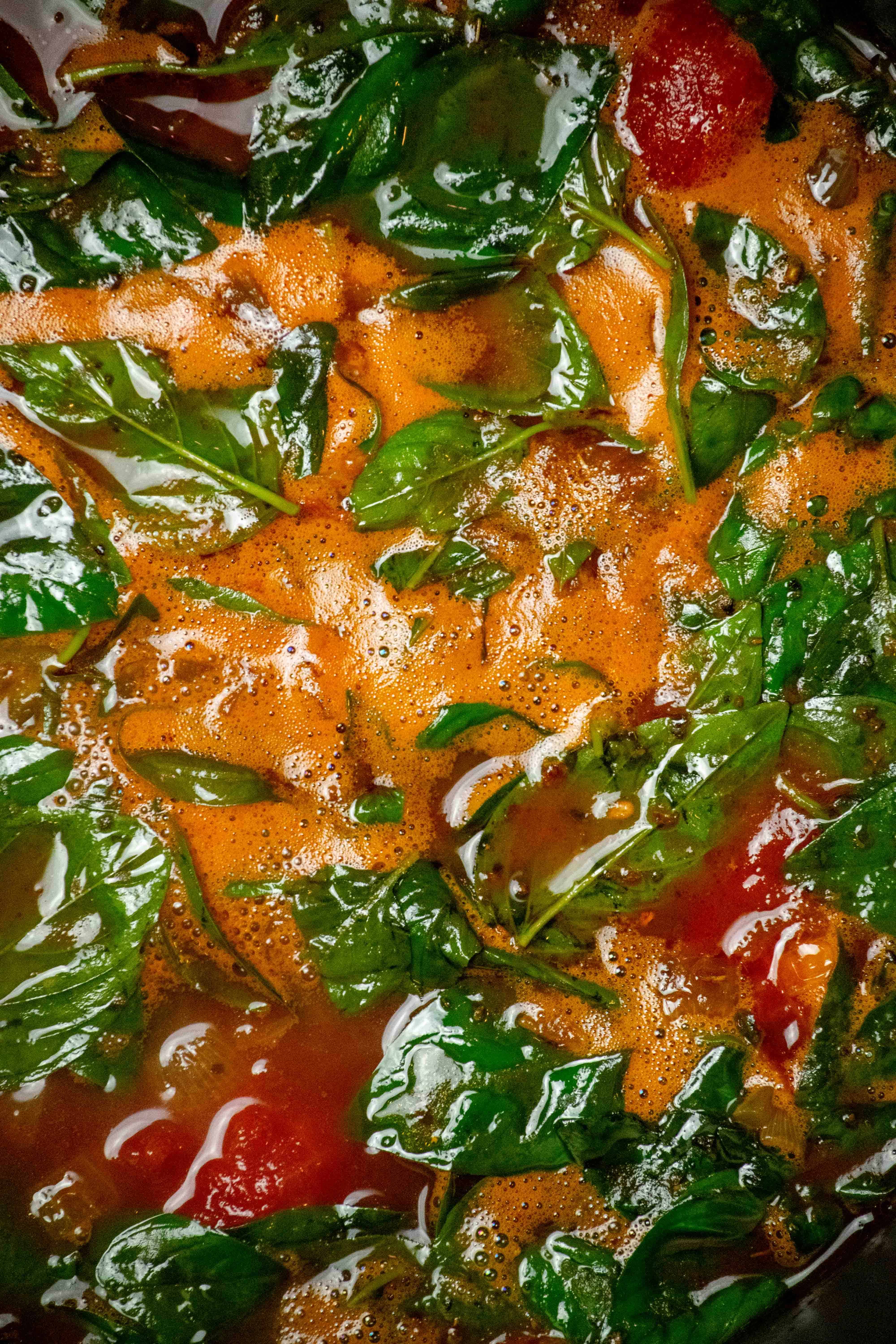 Creamy Roasted Tomato Basil Bisque with Parmesan : Jawns I Cooked