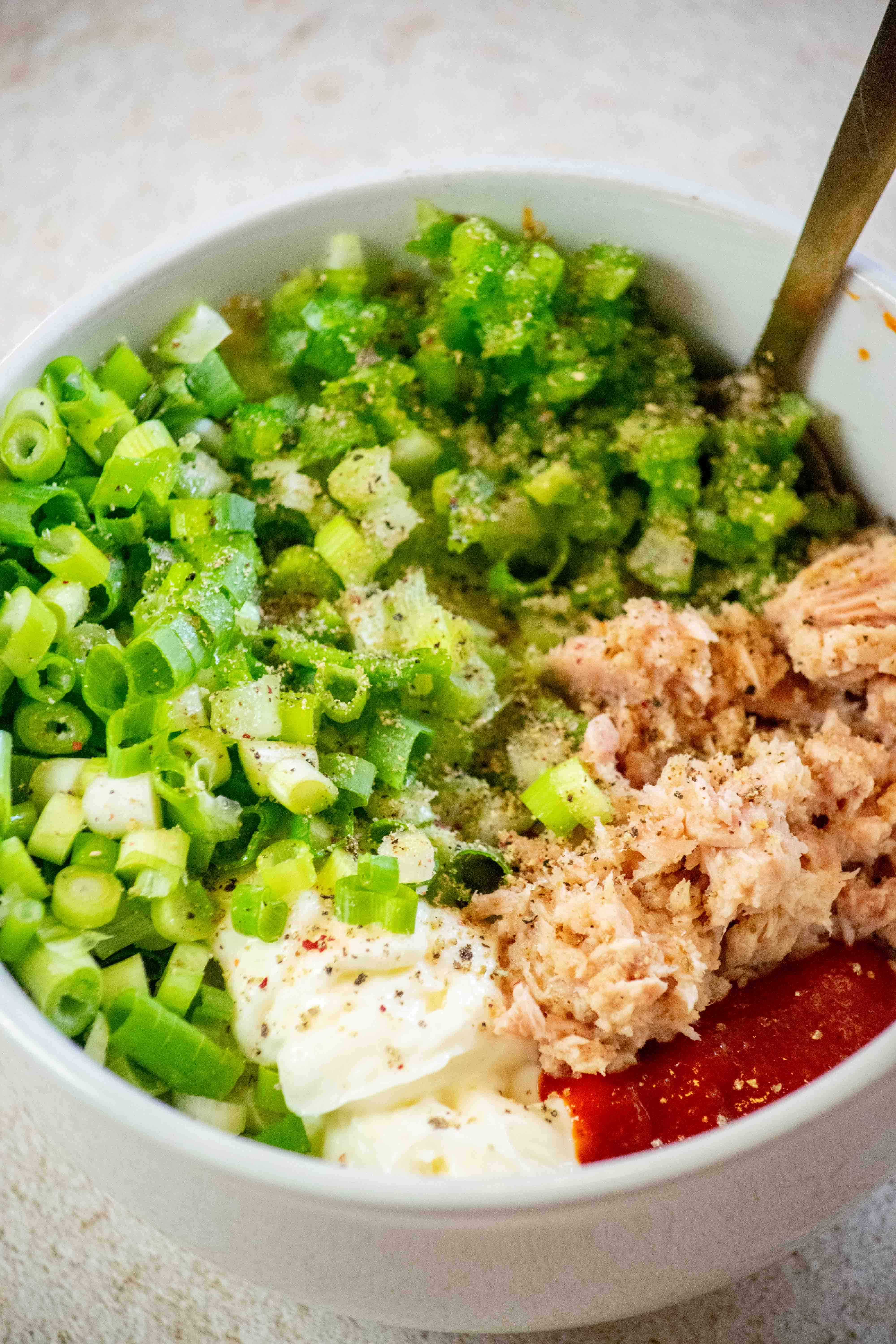Easy Japanese Style Spicy Tuna Salad Recipe : Jawns I Cooked
