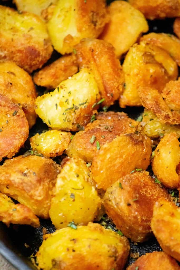 Best Ever Easy Crispy Roasted Duck Fat Potatoes : Jawns I Cooked