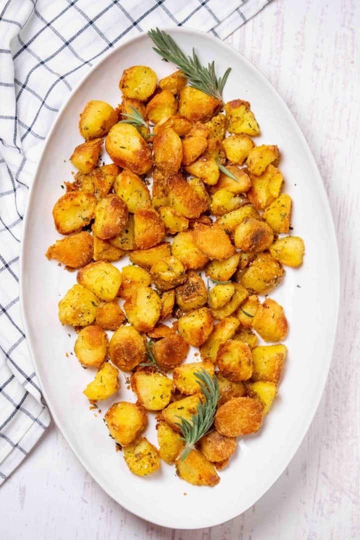 Best Ever Easy Crispy Roasted Duck Fat Potatoes : Jawns I Cooked
