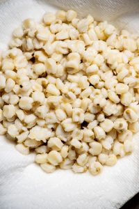 Hominy Salad with Corn and Warm Bacon Vinaigrette : Jawns I Cooked