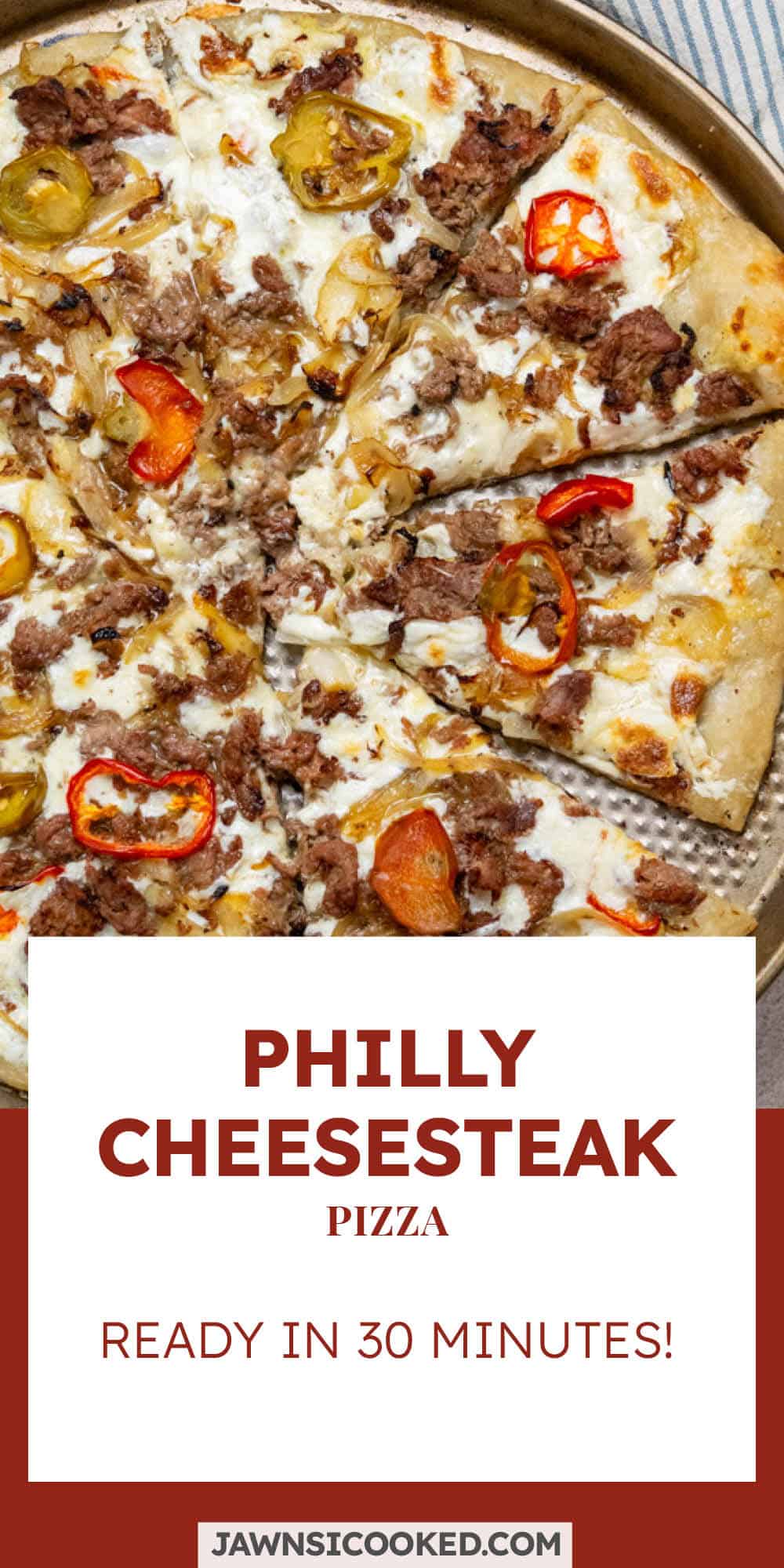 Philly Cheese Steak Pizza Recipe : Jawns I Cooked
